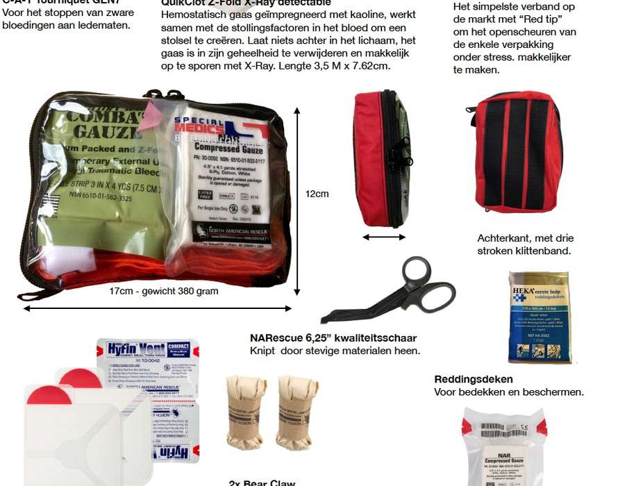 Special Medics Bleeding Control Sheet | Special Medics